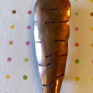 Jewelry | Handmade Copper Brass Carrot Pin | Poshmark